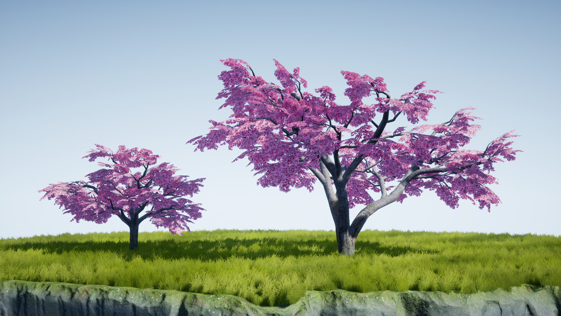 ArtStation - Game-ready Japanese Trees [UE4] | Game Assets