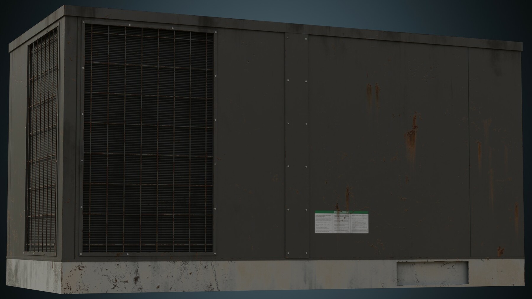 ArtStation - Rooftop AC Unit 5B | Game Assets