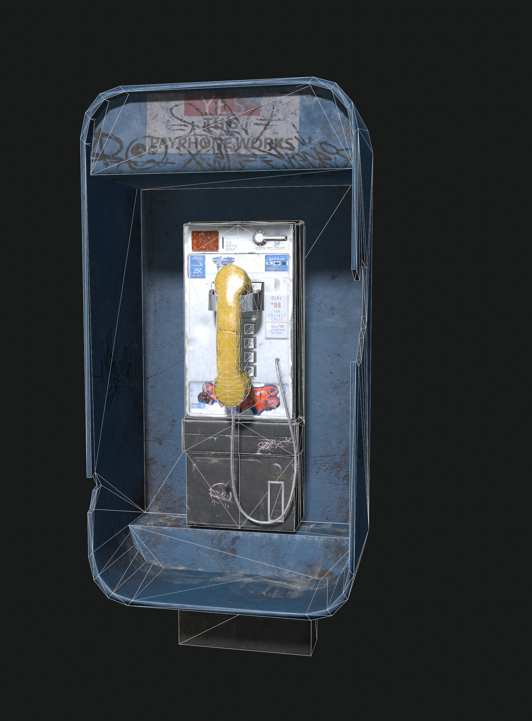 ArtStation - Payphone | Game Assets