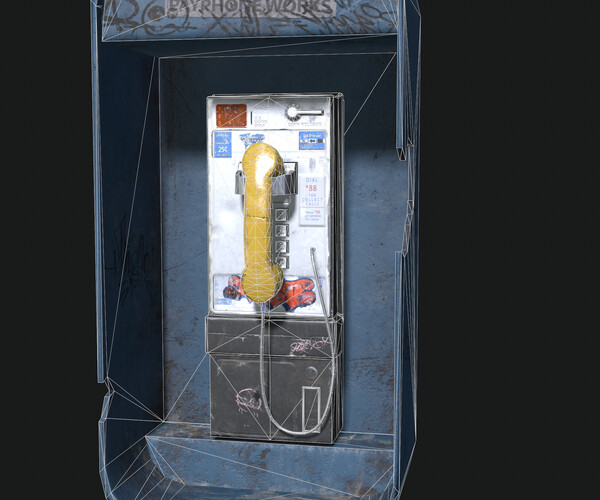 ArtStation - Payphone | Game Assets
