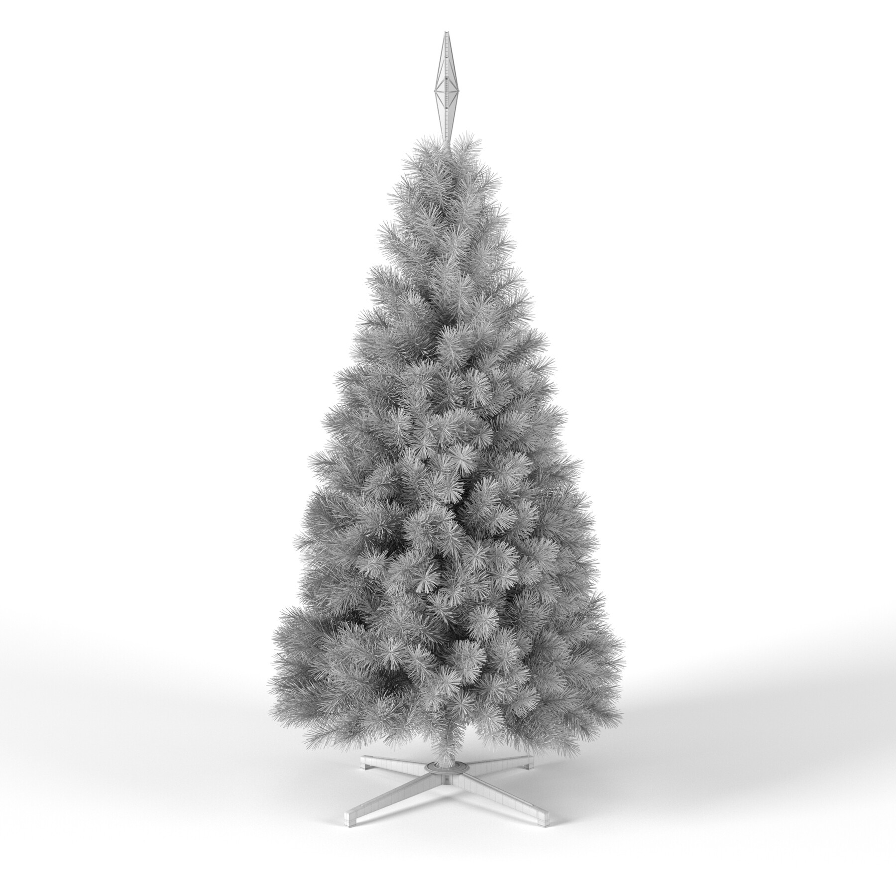 ArtStation - Tree-Christmas Tree 7 feet With Multicolor Lights | Resources