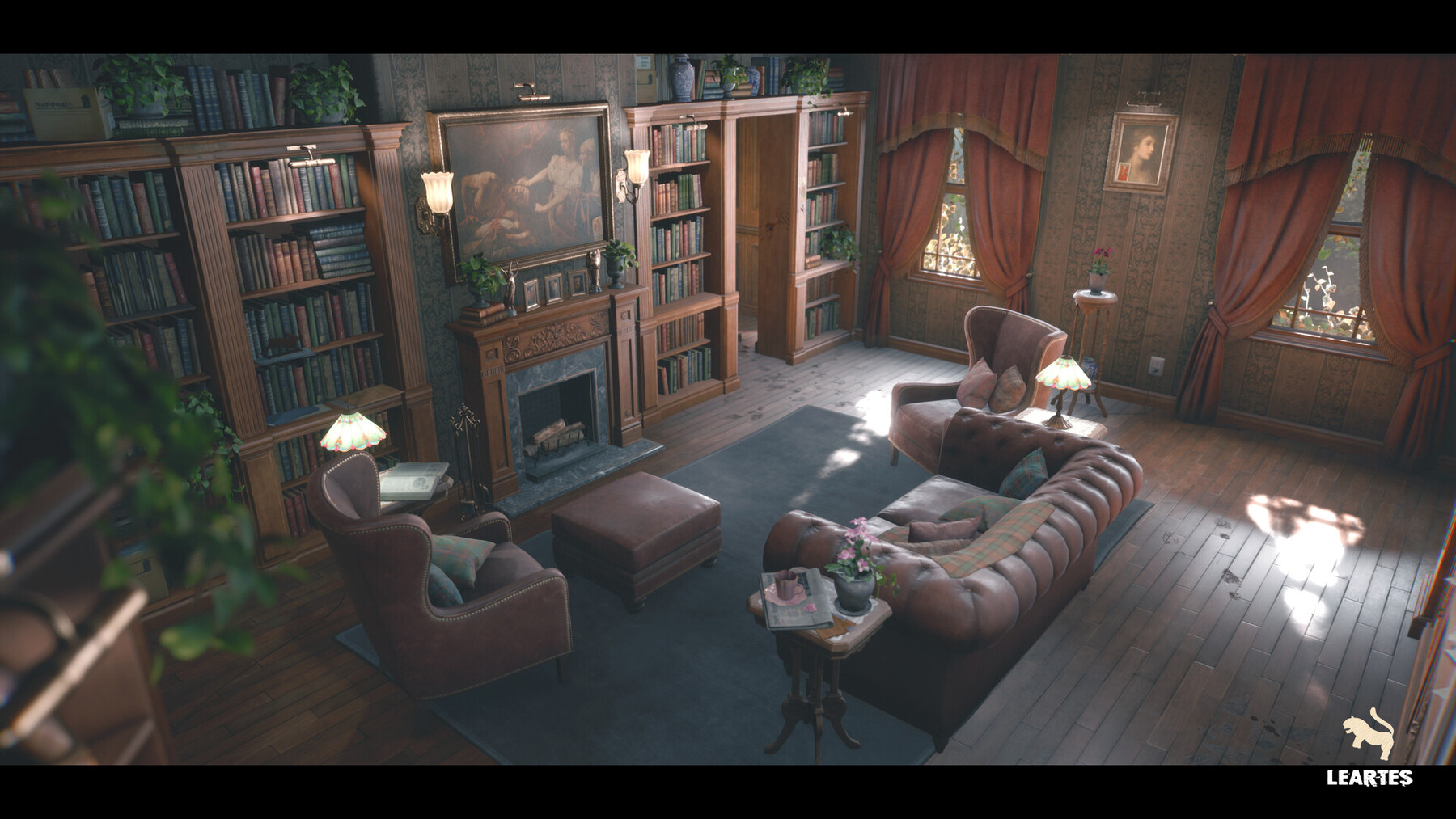 ArtStation - Abandoned Horror Mansion Interior | Game Assets