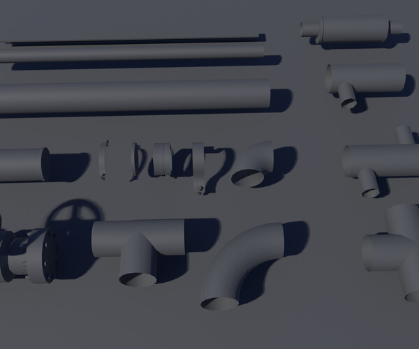 ArtStation - Modular Pipe Set | Game Assets