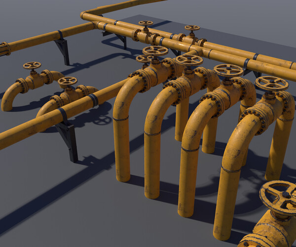 ArtStation - Modular Pipe Set | Game Assets