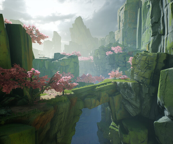 ArtStation - Hyperreal Japanese Landscape | Game Assets