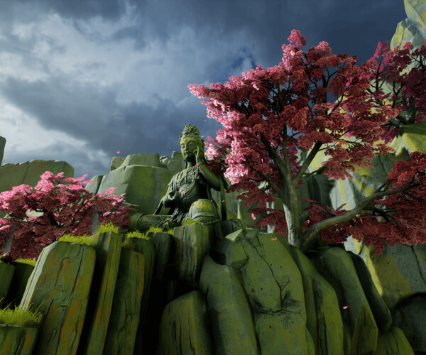 ArtStation - Hyperreal Japanese Landscape | Game Assets