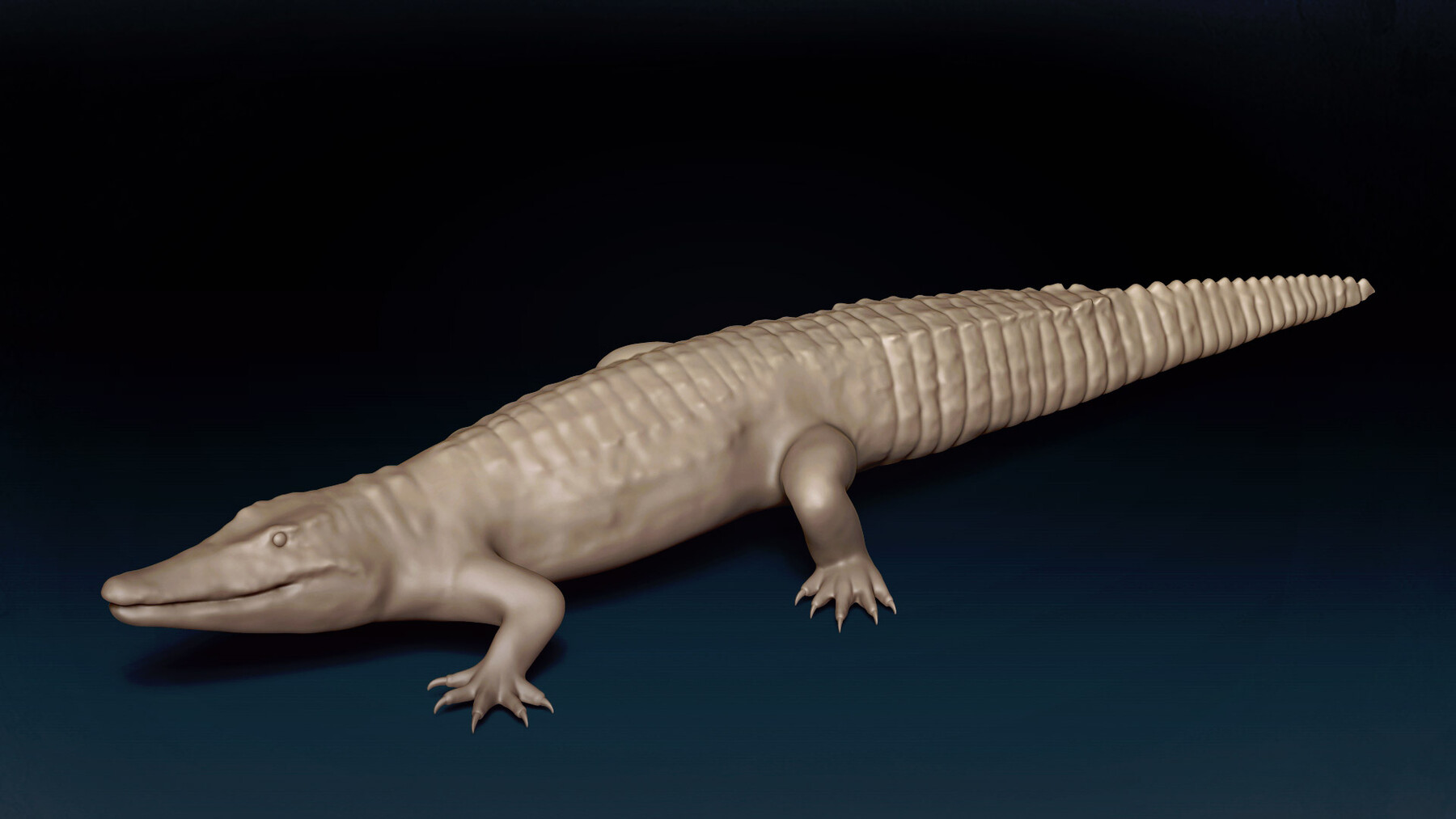 ArtStation - Crocodile Base Mesh 3D Model | Resources