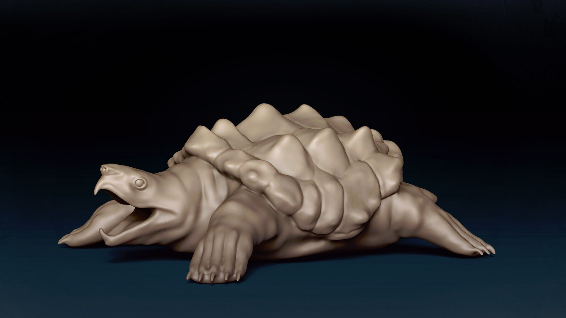 ArtStation - Alligator Turtle Base Mesh 3D Model | Resources