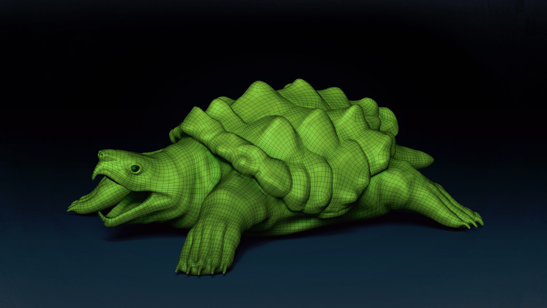 ArtStation - Alligator Turtle Base Mesh 3D Model | Resources