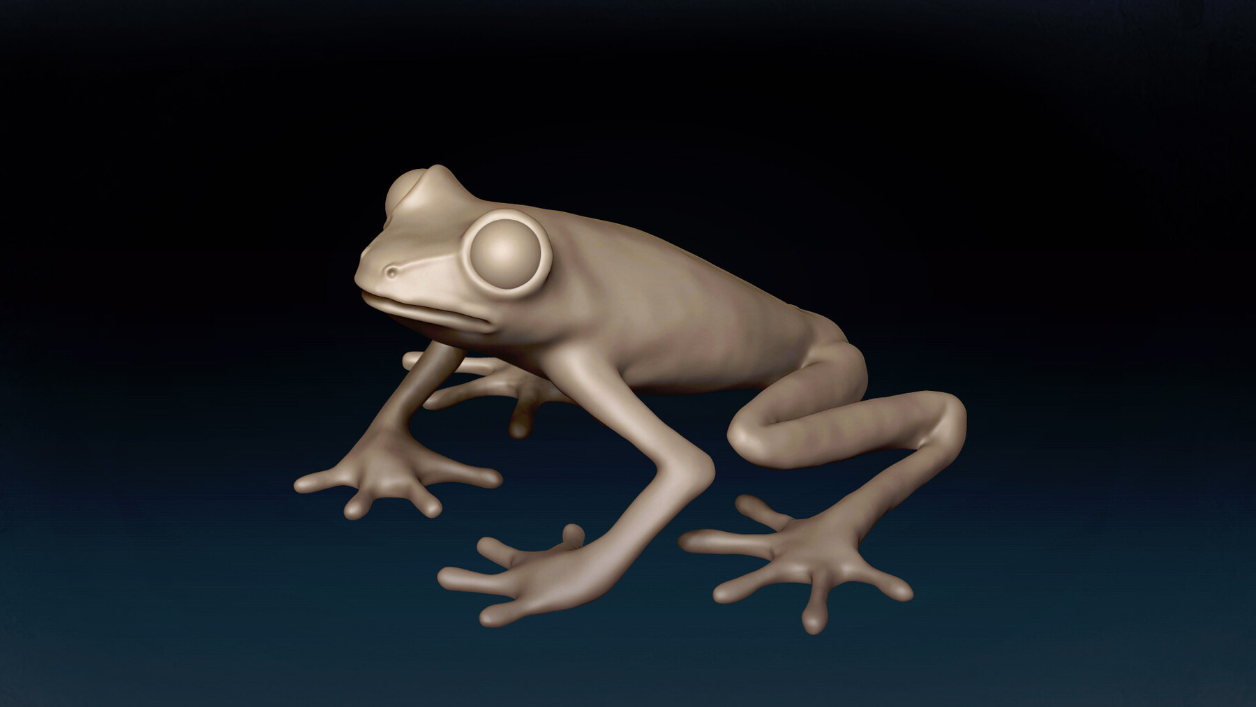 ArtStation - Red Eyed Tree Frog Base Mesh 3D Model | Resources