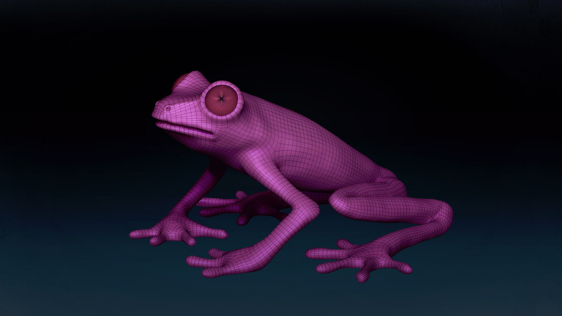 ArtStation - Red Eyed Tree Frog Base Mesh 3D Model | Resources