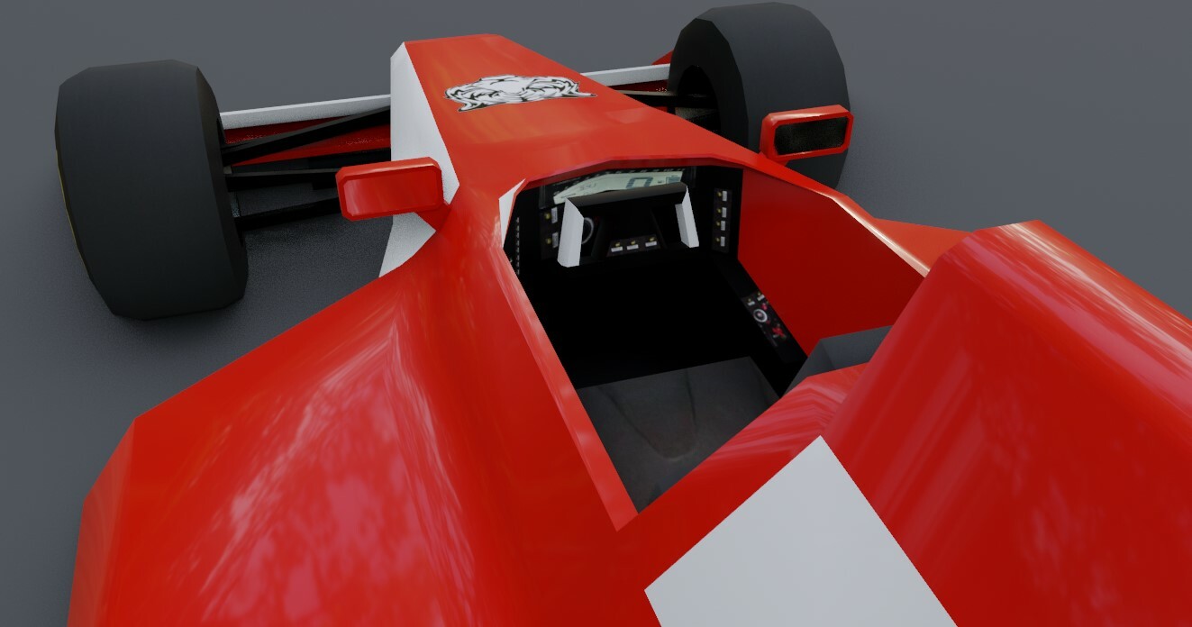 ArtStation - Race Car - Formula 1 - Indy - Carro de Corrida Low-poly 3D ...