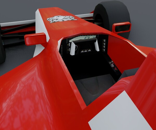 ArtStation - Race Car - Formula 1 - Indy - Carro de Corrida Low-poly 3D ...