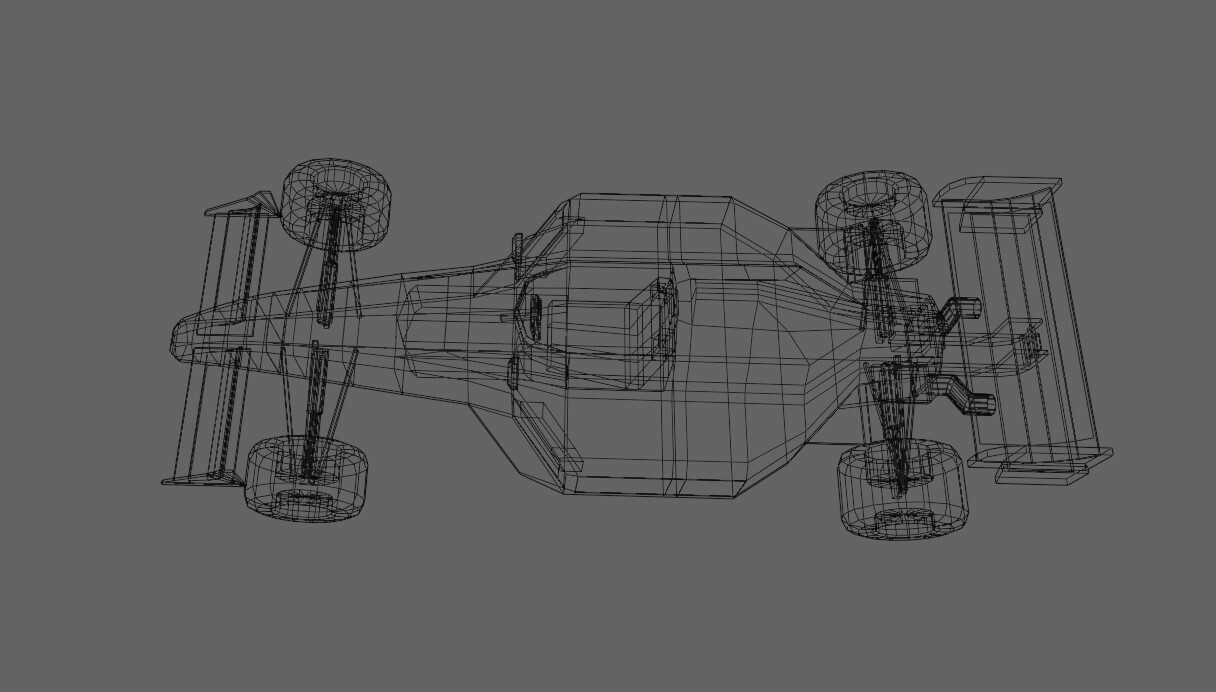 ArtStation - Race Car - Formula 1 - Indy - Carro de Corrida Low-poly 3D ...