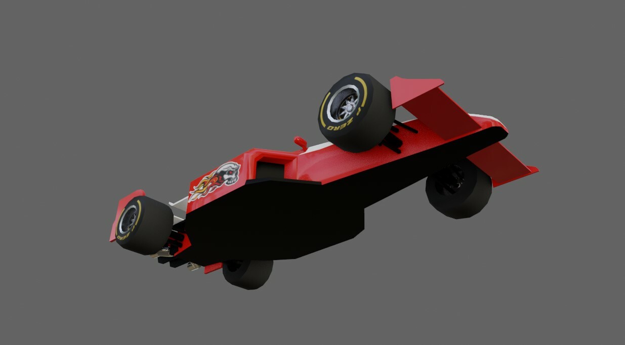 ArtStation - Race Car - Formula 1 - Indy - Carro de Corrida Low-poly 3D ...