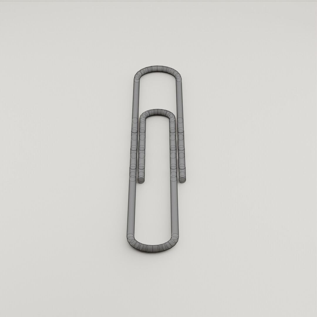 ArtStation - Paper Clip 3D model | Resources