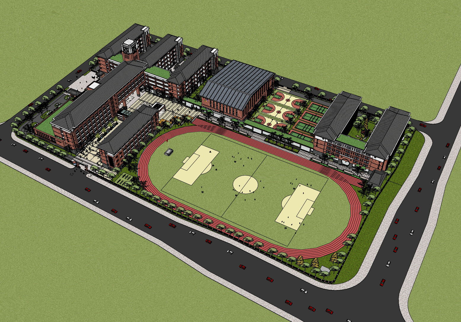 ArtStation - Region-City-School 119 | Resources