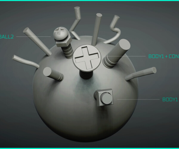 ArtStation - Stylized Rivet, Screws, Bolts, Nuts & More - 80+ Insert ...