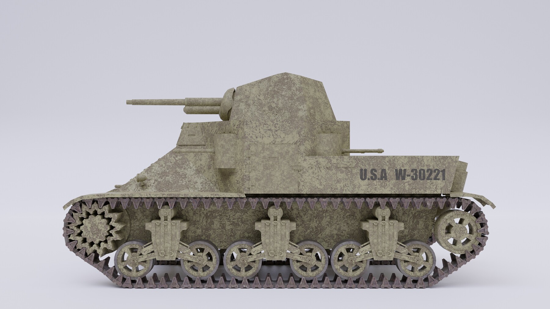 ArtStation - M2A1 Tank | Resources