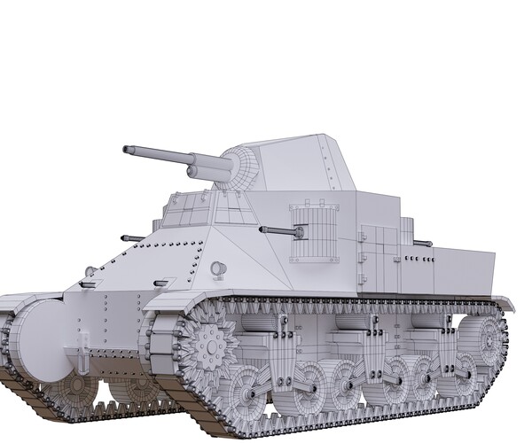 ArtStation - M2A1 Tank | Resources