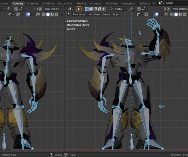 ArtStation - Megatron Transformers Prime 3D Character Rig | Game Assets