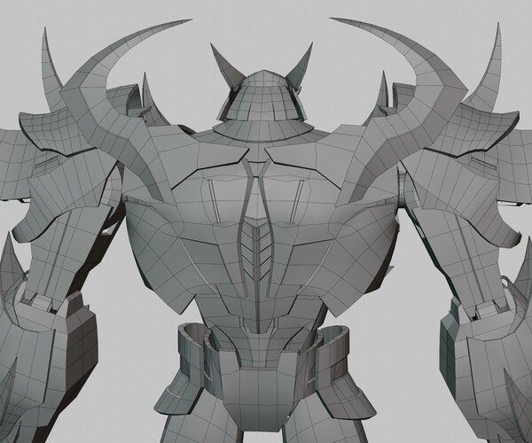 ArtStation - Megatron Transformers Prime 3D Character Rig | Game Assets