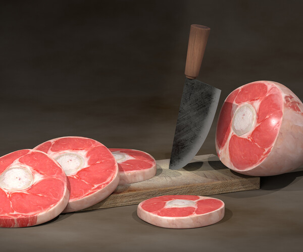 ArtStation - Meat slice | Resources