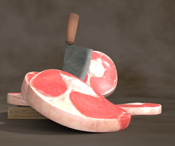 ArtStation - Meat slice | Resources