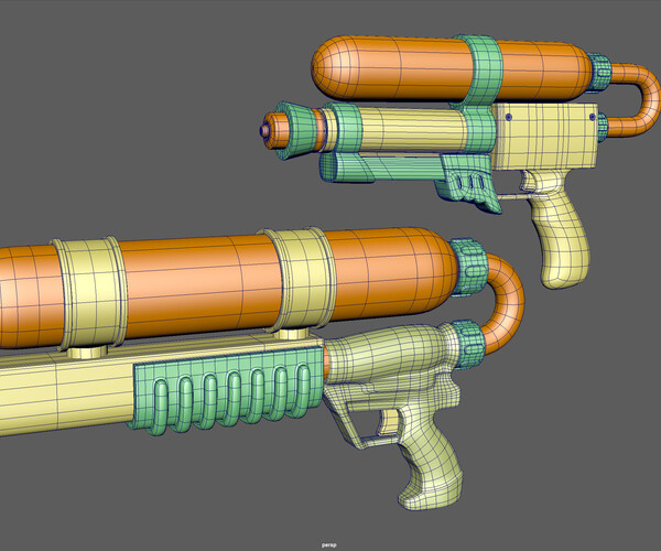 ArtStation - Water gun model | Resources