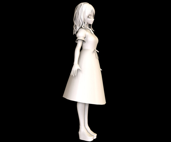 ArtStation - 3 Cute Anime Characters Collection T1 | Game Assets