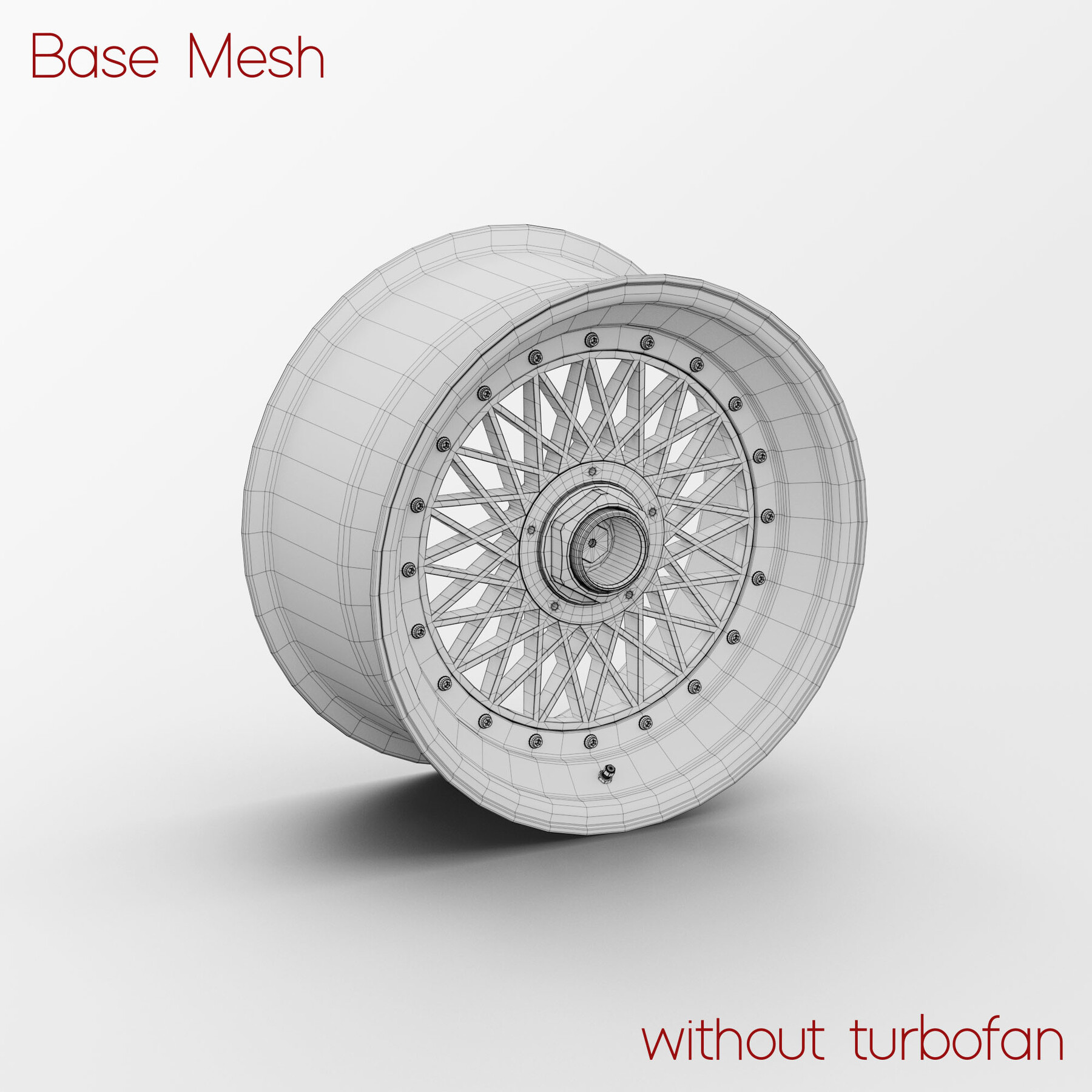 ArtStation - BBS E57 Turbofan Rim/Wheel 3D Model | Resources