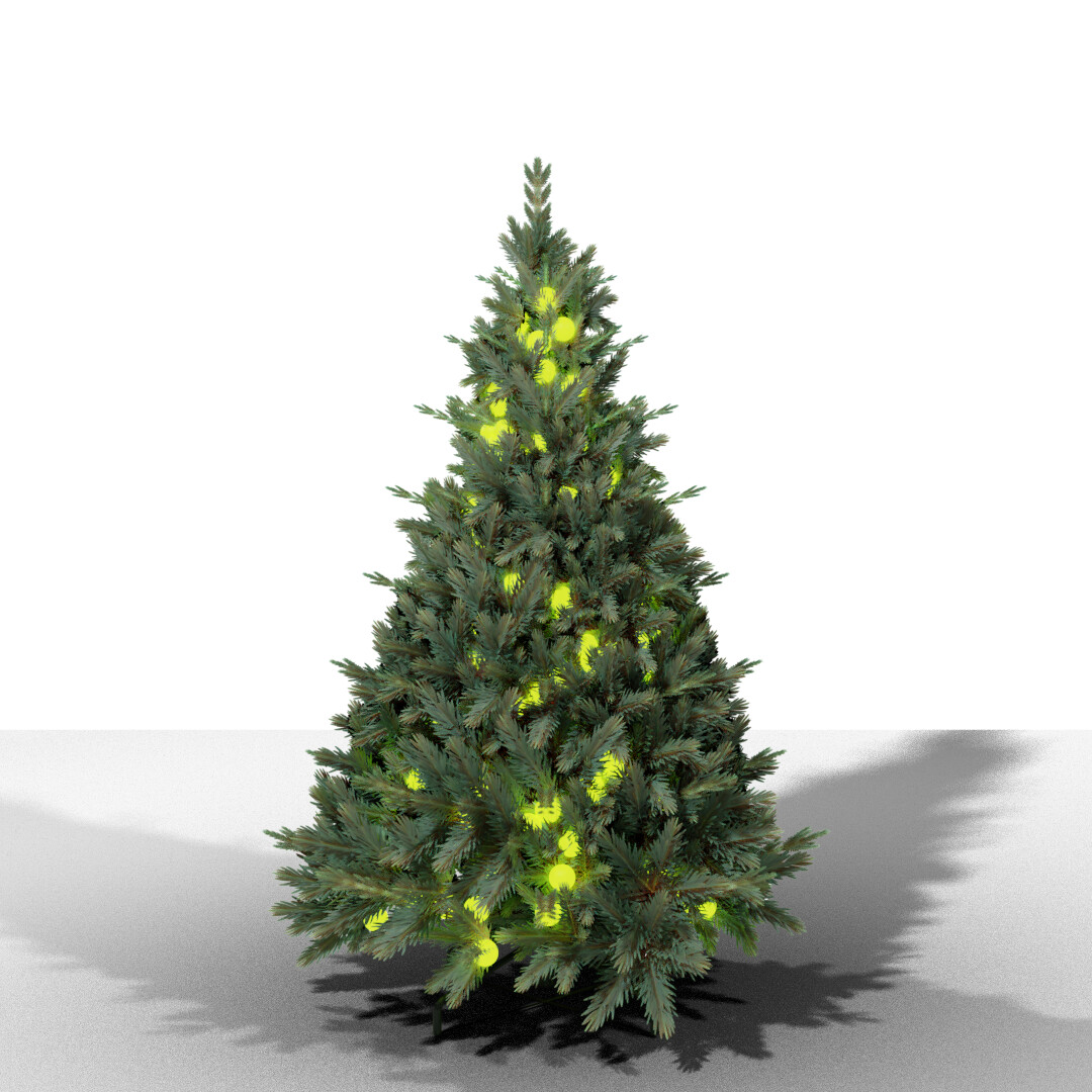 ArtStation - Christmas Trees Pack -(pack of 13) | Game Assets