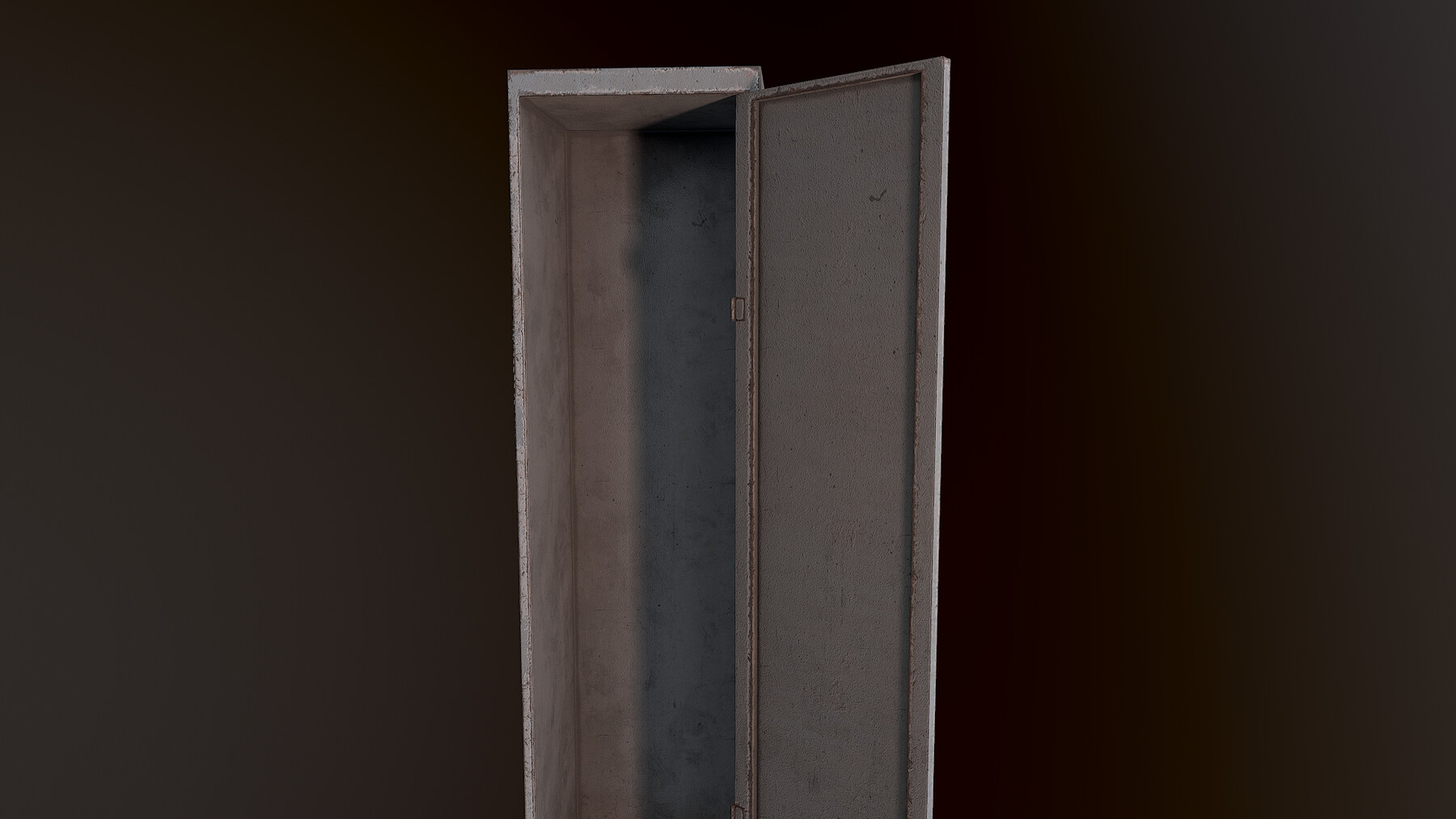 ArtStation - Tall and Slim Used Metal Locker | Game Assets