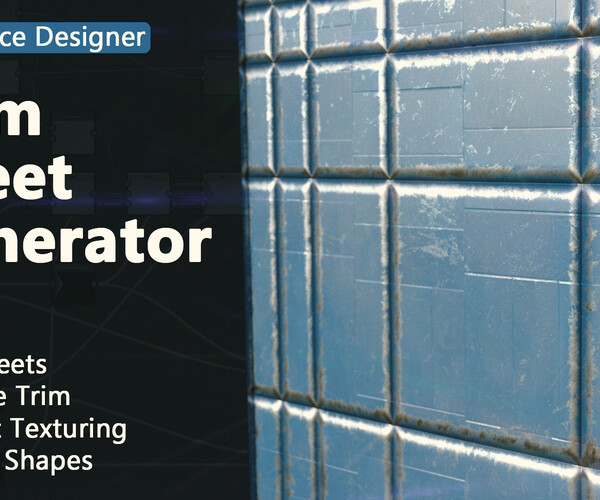 ArtStation - Trim Sheet Generator | Resources