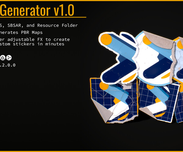 ArtStation - Sticker Generator | Resources