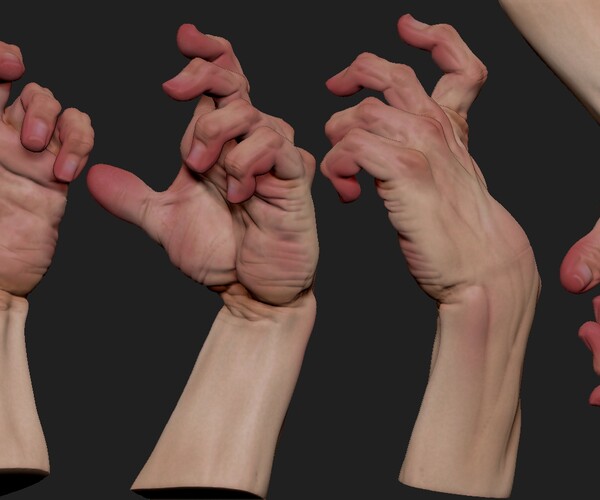 ArtStation - Hand tutorial2 | Tutorials