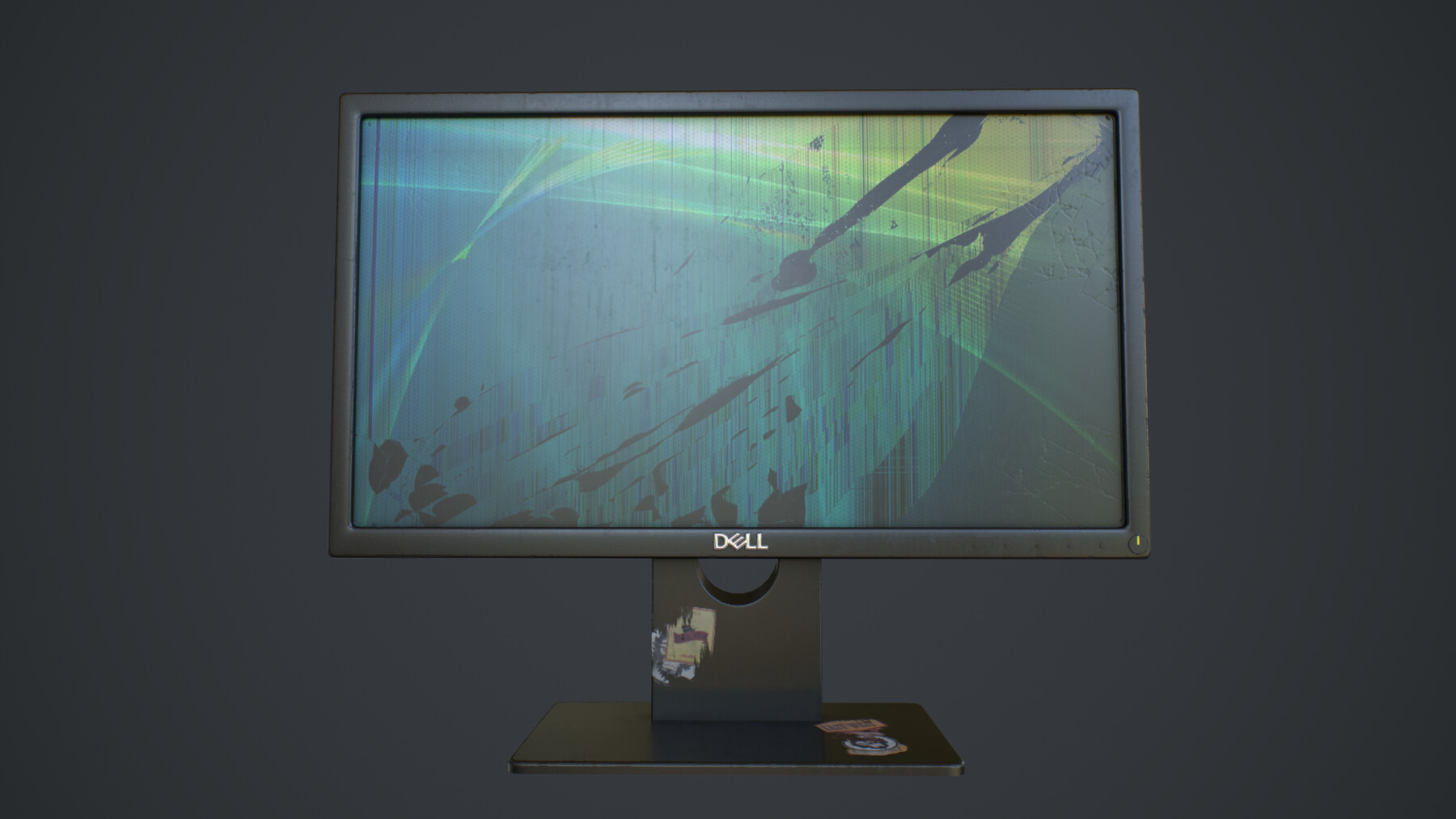 ArtStation - Desktop Computer Monitor with Emission | Game Assets