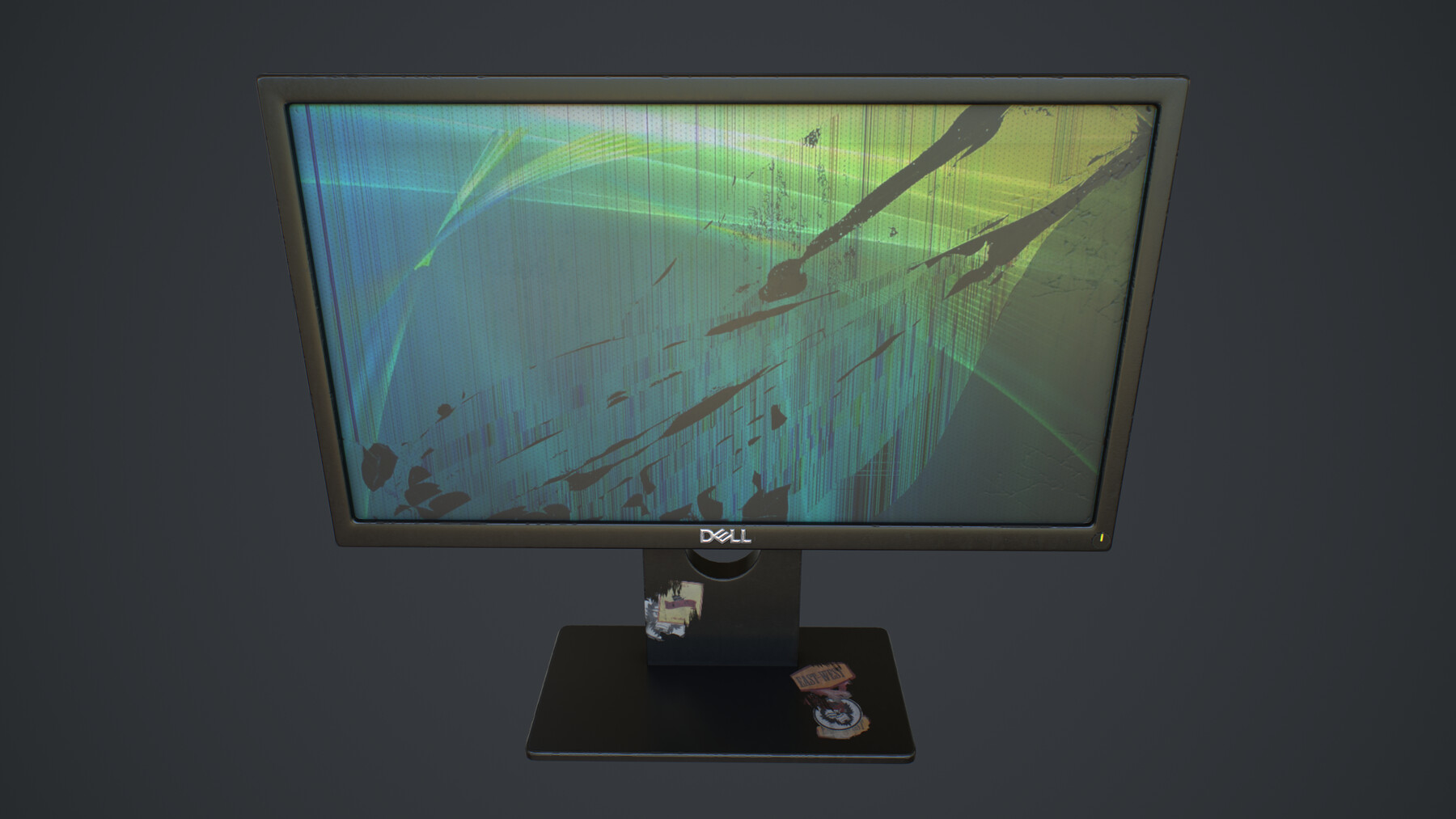 ArtStation - Desktop Computer Monitor with Emission | Game Assets