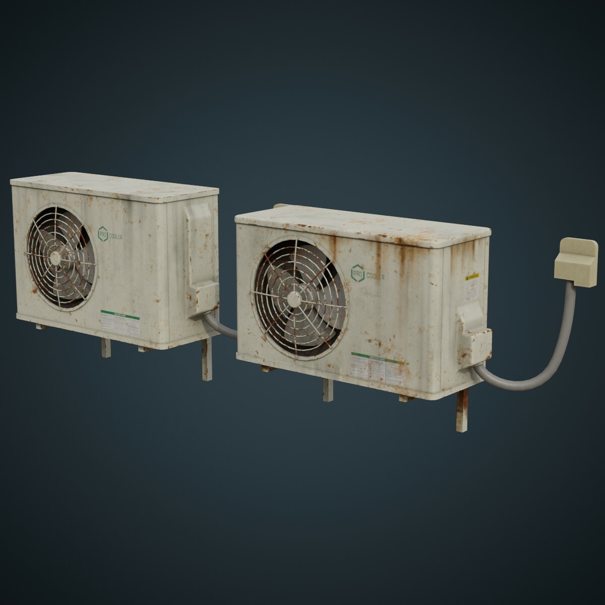 ArtStation - Air Conditioner 6B | Game Assets