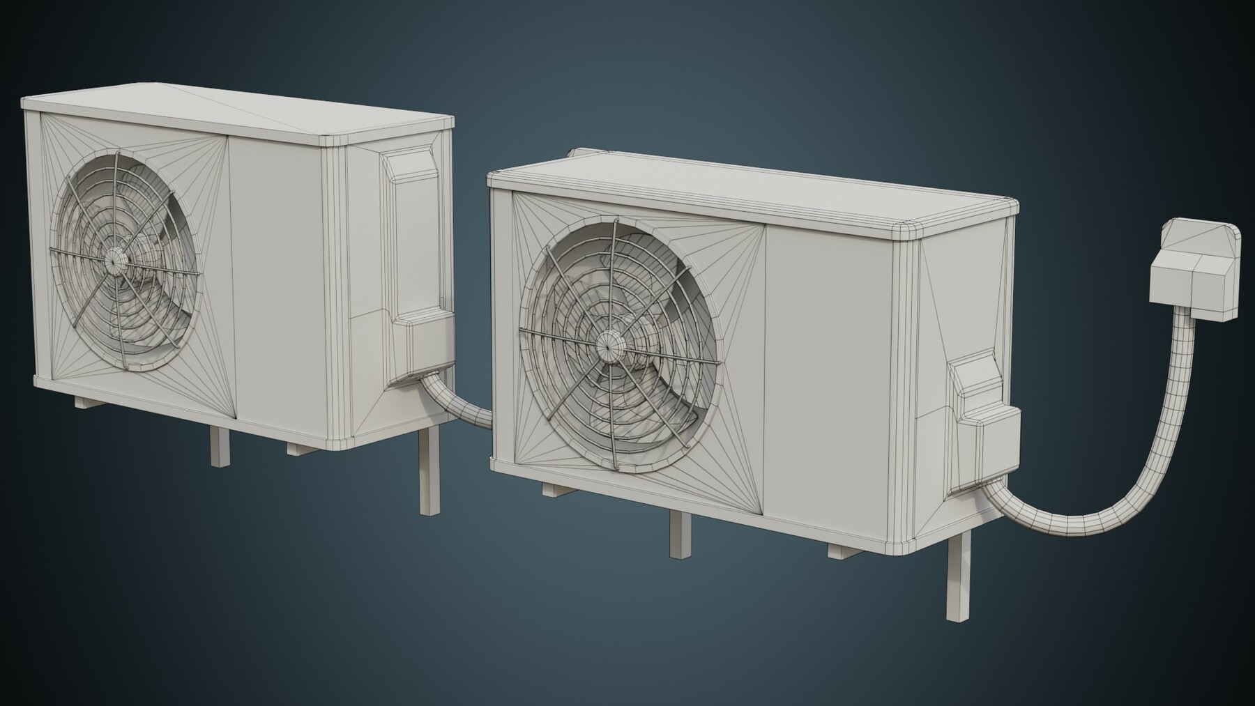 ArtStation - Air Conditioner 6B | Game Assets