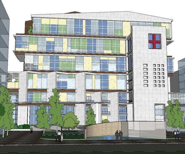 ArtStation - Sketchup City social Building-Hospital -012 | Resources