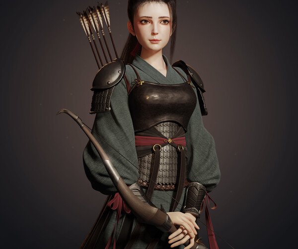 ArtStation - Archer Character Modeling - Blender 3.0 - Full Process ...