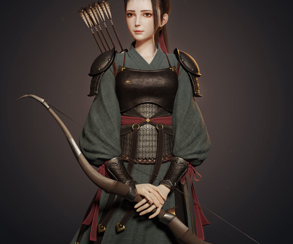 ArtStation - Archer Character Modeling - Blender 3.0 - Full Process ...