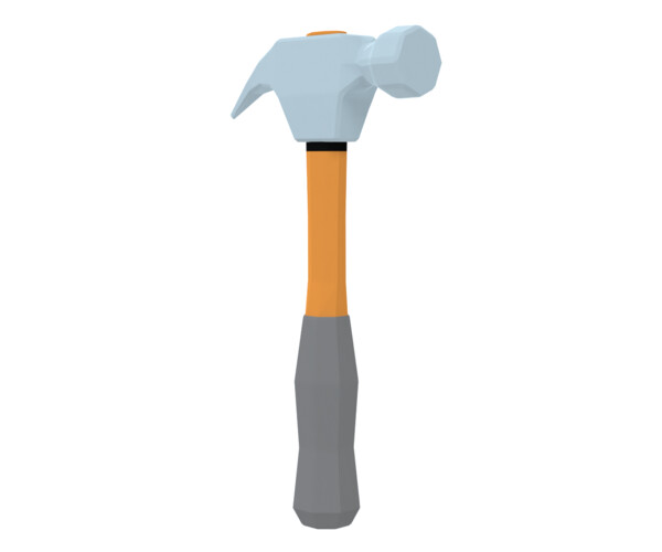 ArtStation - Low Poly Cartoon Hammer | Game Assets