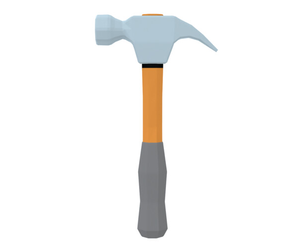 ArtStation - Low Poly Cartoon Hammer | Game Assets