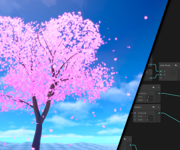 ArtStation - Stylized VFX Trees | GPU Based Effect | Game Assets