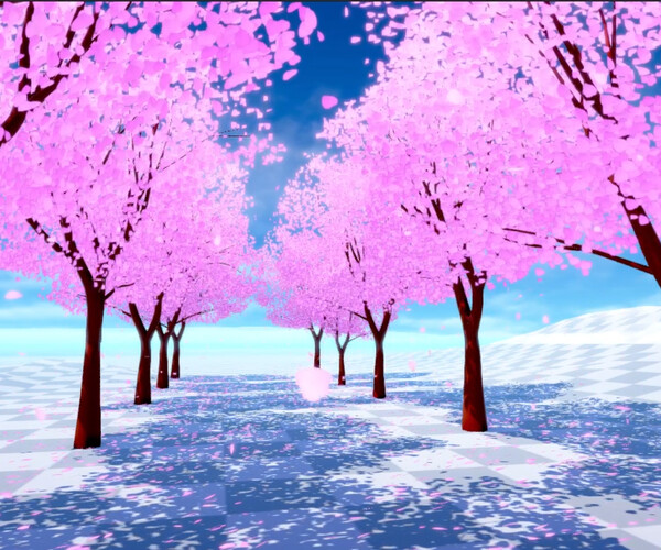 ArtStation - Stylized VFX Trees | GPU Based Effect | Game Assets