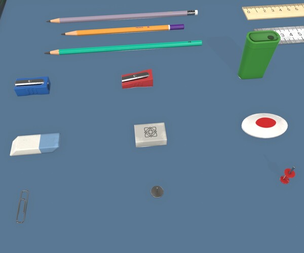 ArtStation - Stationery | Game Assets