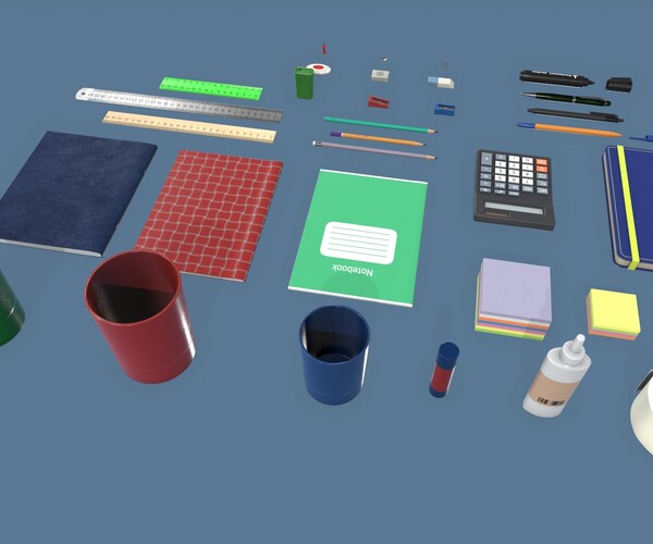 ArtStation - Stationery | Game Assets