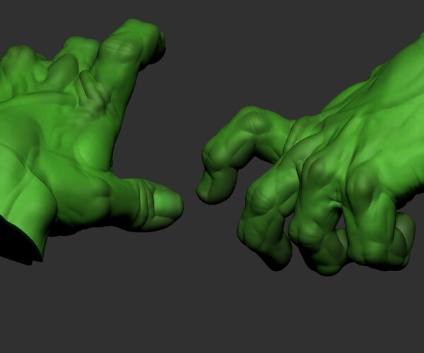 ArtStation - Hulk Hand | Resources